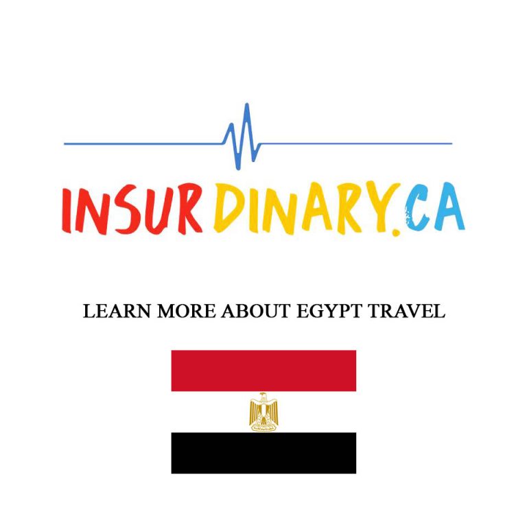 Egypt Travel Insurance - Get Quotes Now! - Insurdinary