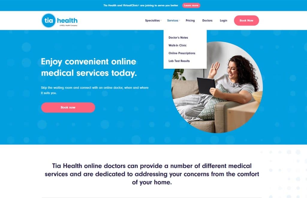 Let's Talk Tia Health | The Online Doctor Review - Insurdinary