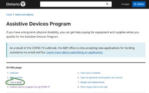 Understanding Assistive Devices Program Ontario - Insurdinary