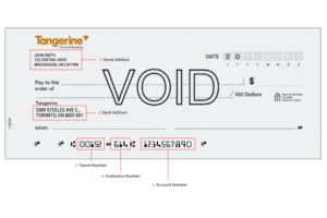 Tangerine Specimen Cheque: All You Need to Know - Insurdinary
